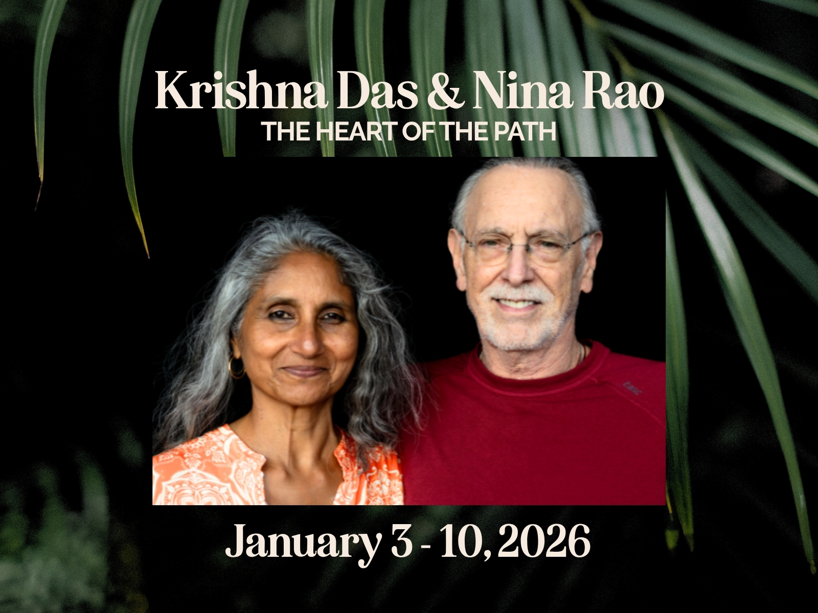 Wisdom & Wellbeing Week 1 Intensive with Krishna Das & Nina Rao - Blue ...